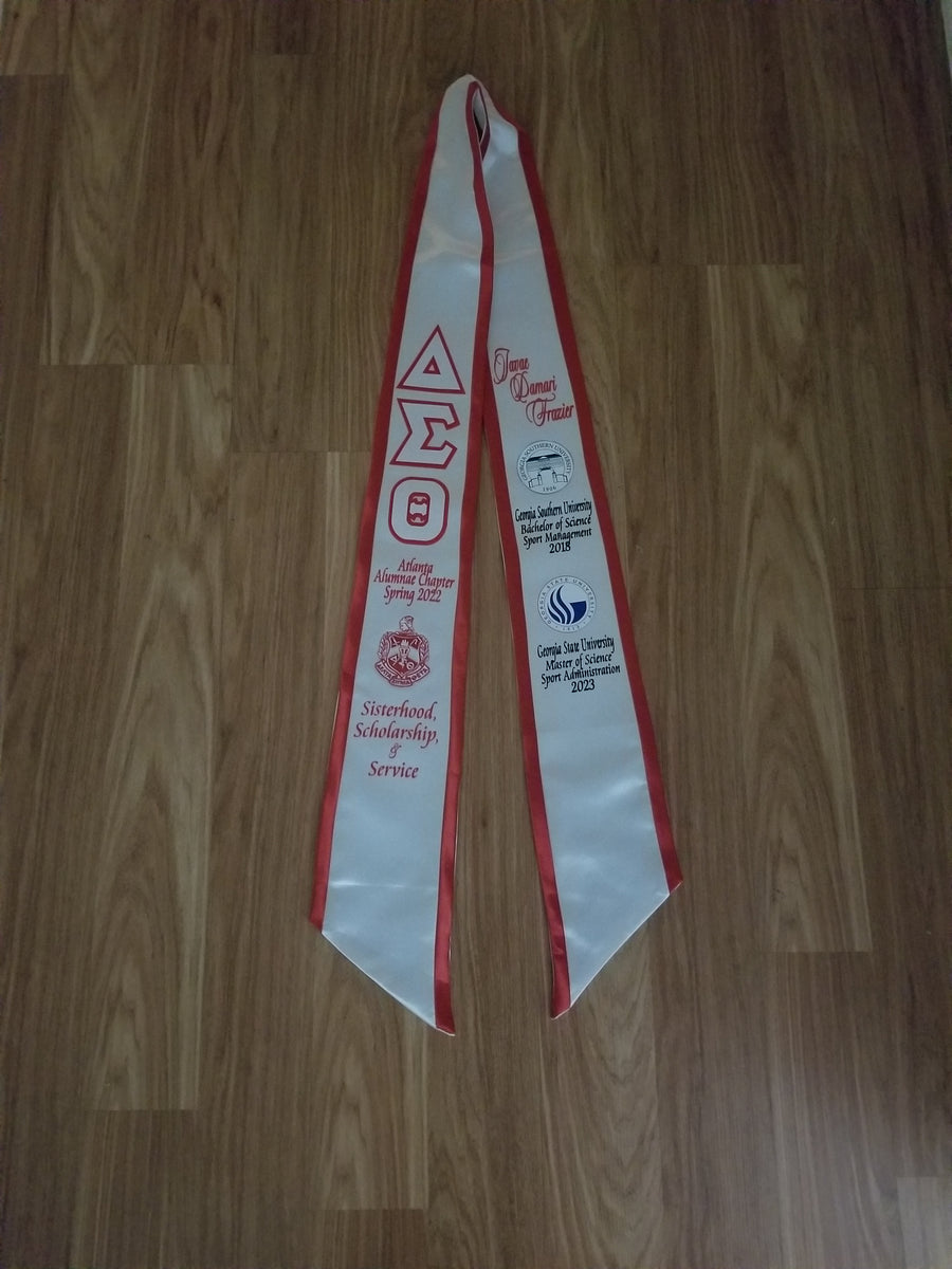 Delta Sigma Theta Sorority, Inc. Custom Stole Information – Ms. M ...
